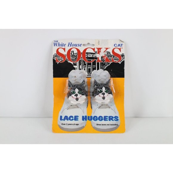 Accessories | Nos Vintage 9s Socks The White House Cat Shoe Lace ...